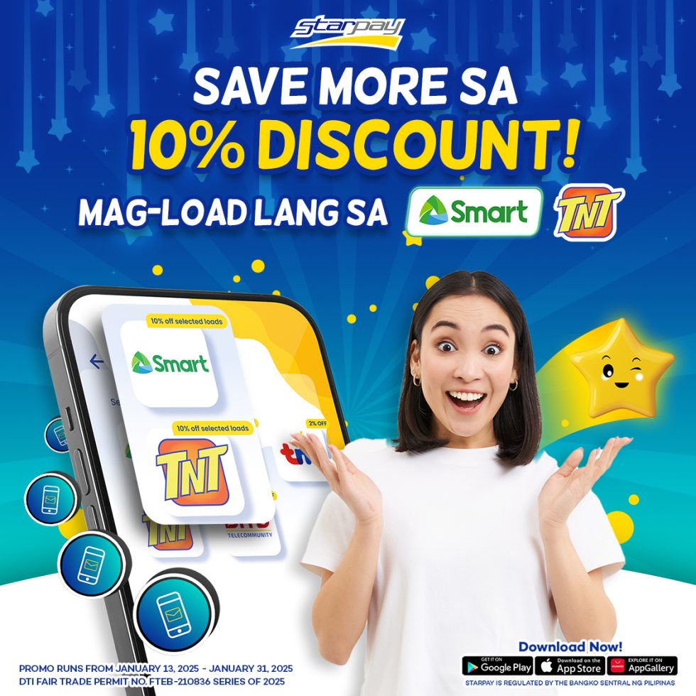 Tuloy Saya Na-Ten Discount sa Starpay | Starpay